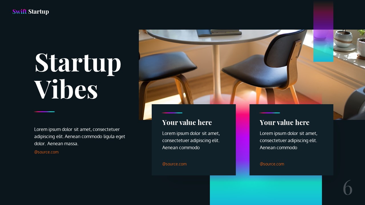 Swift Startup Pitch Deck Powerpoint Template By Oktosign Graphicriver